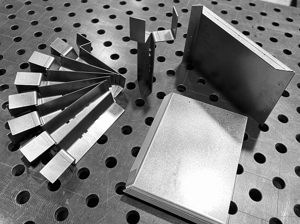 Sheet metal parts for a Solar Cooker Jig Frame fabricated from 3mm cold ...