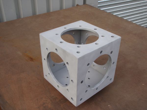 Shaker vibration testing machine fixture jig toolling cube mount ...