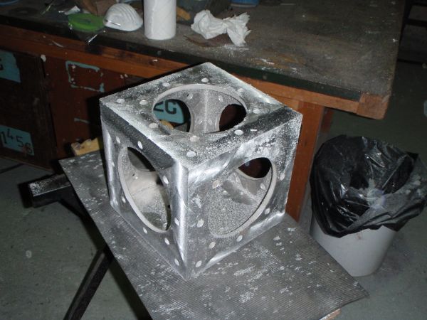 Shaker vibration testing machine fixture jig toolling cube mount ...