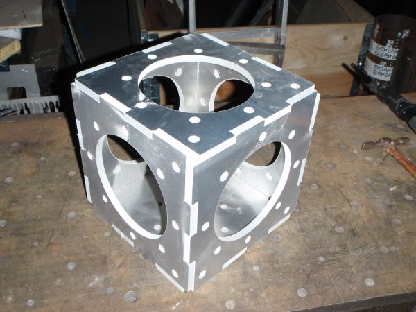 Shaker vibration testing machine fixture jig toolling cube mount ...