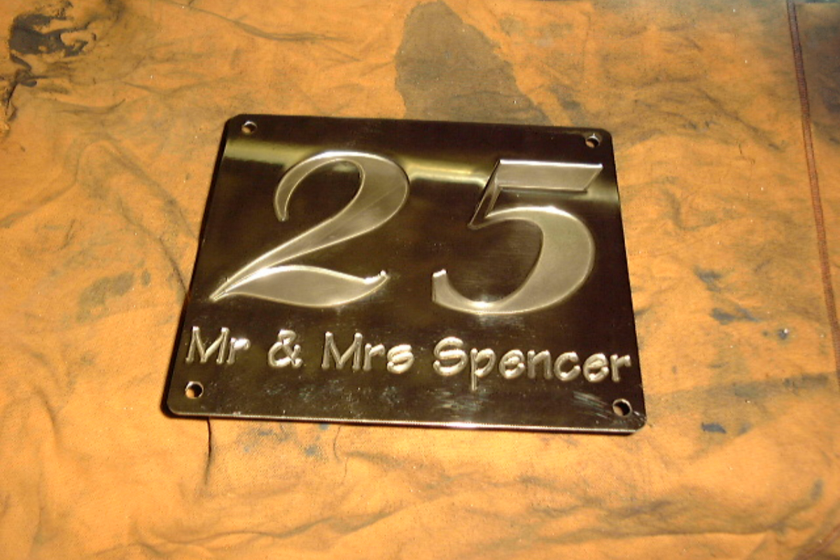 Brass plaques and name plates engraved to order – Safire Associates