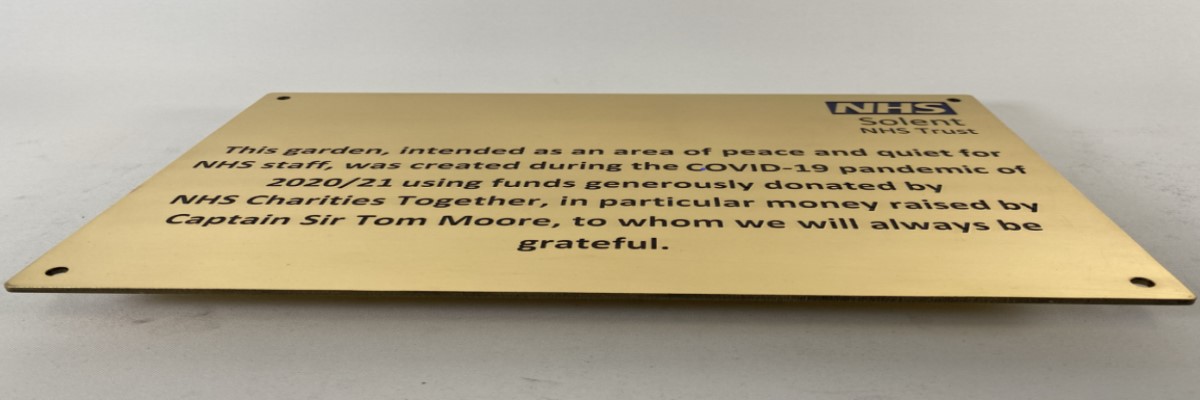 Safire Associates Brass plaques and name plates engraved to order