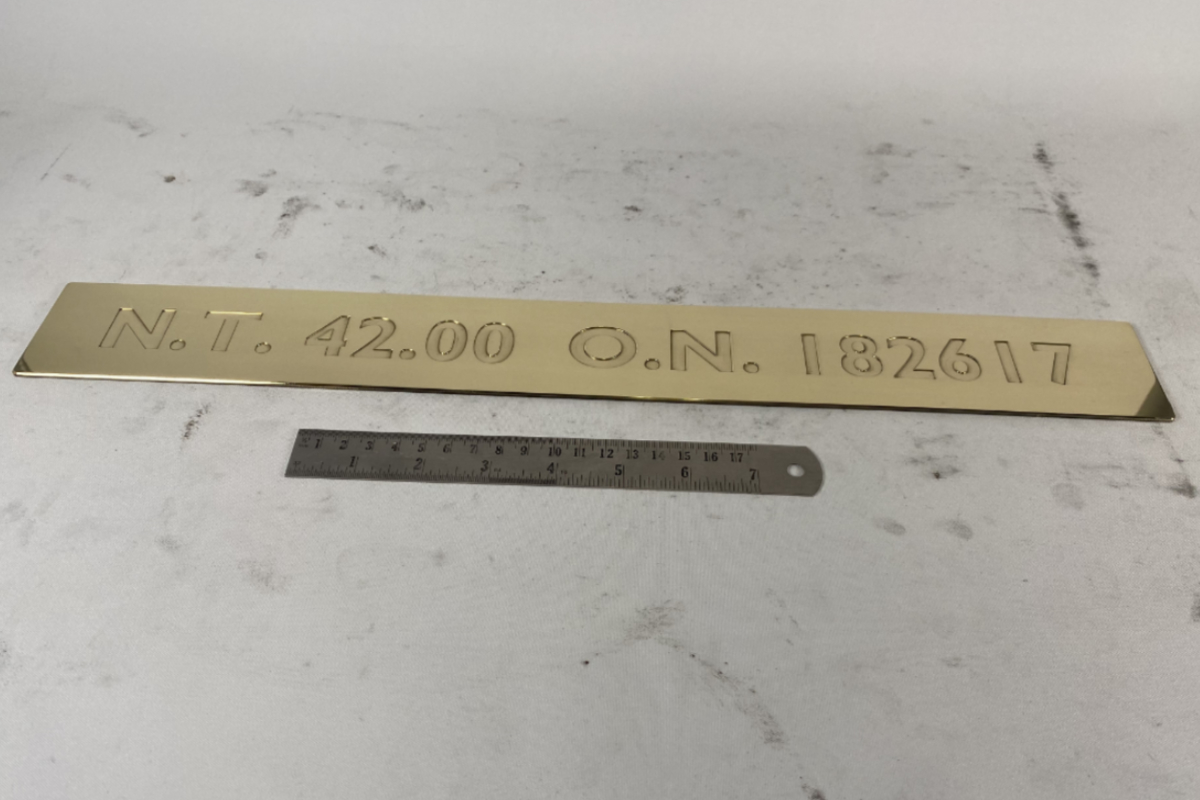 Brass plaques and name plates engraved to order – Safire Associates