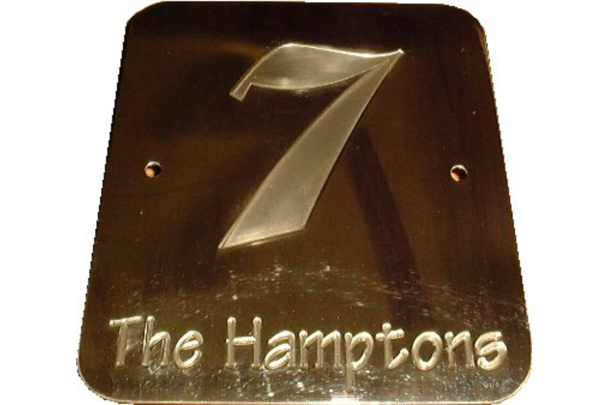 Brass plaques and name plates engraved to order – Safire Associates